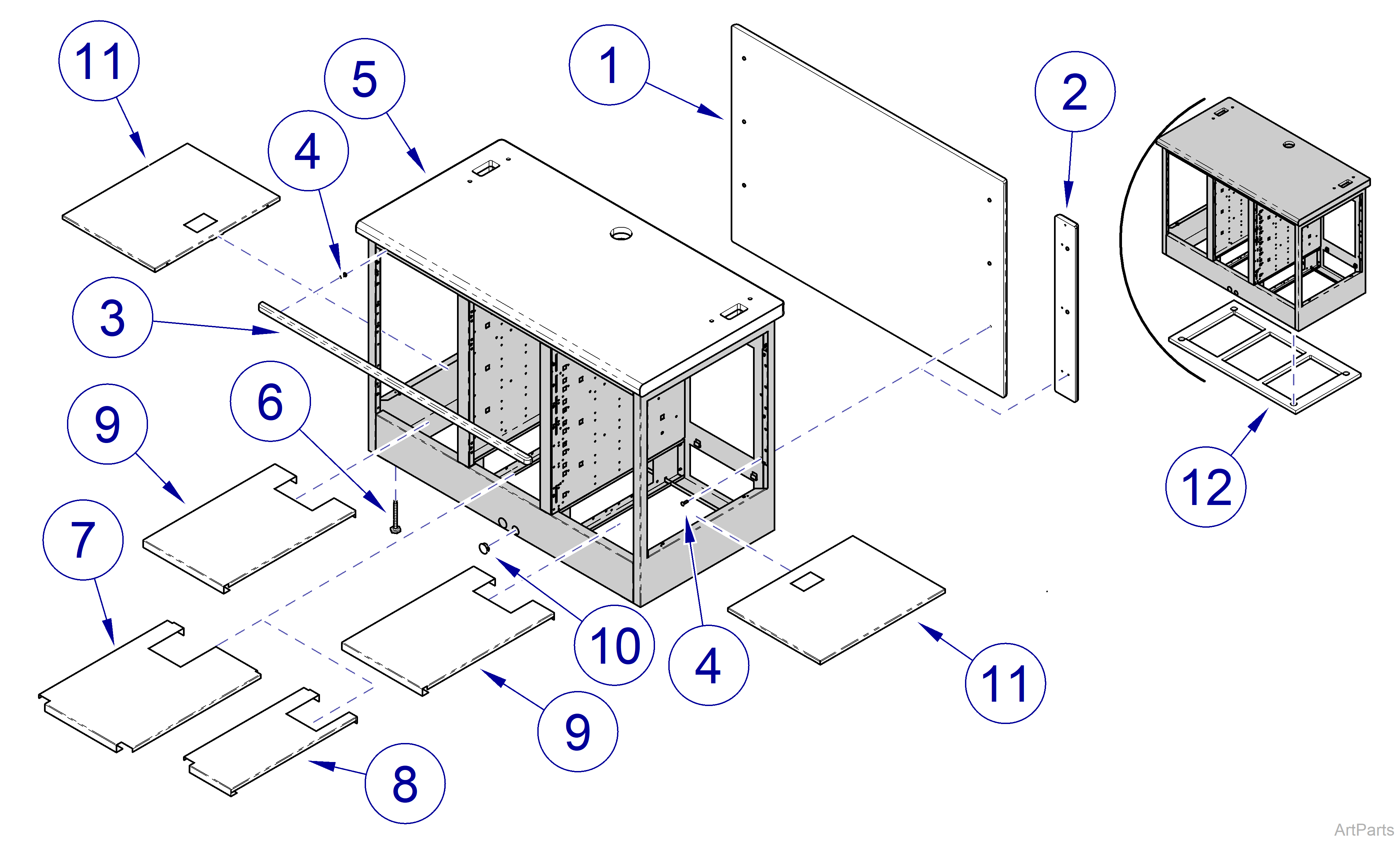 Integra™ Treatment Console Base Components
