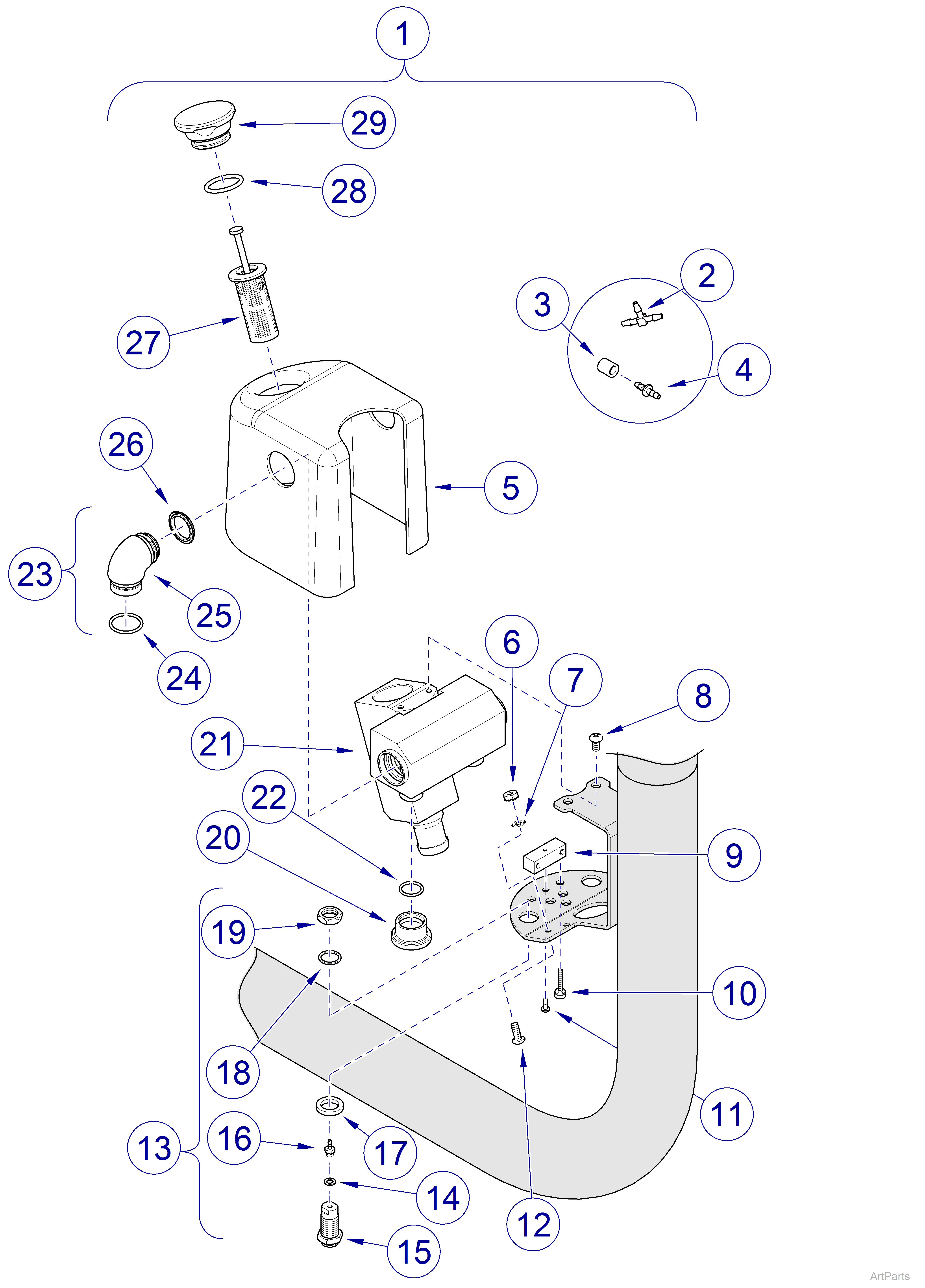 European Assistant's Unit Solids Collector