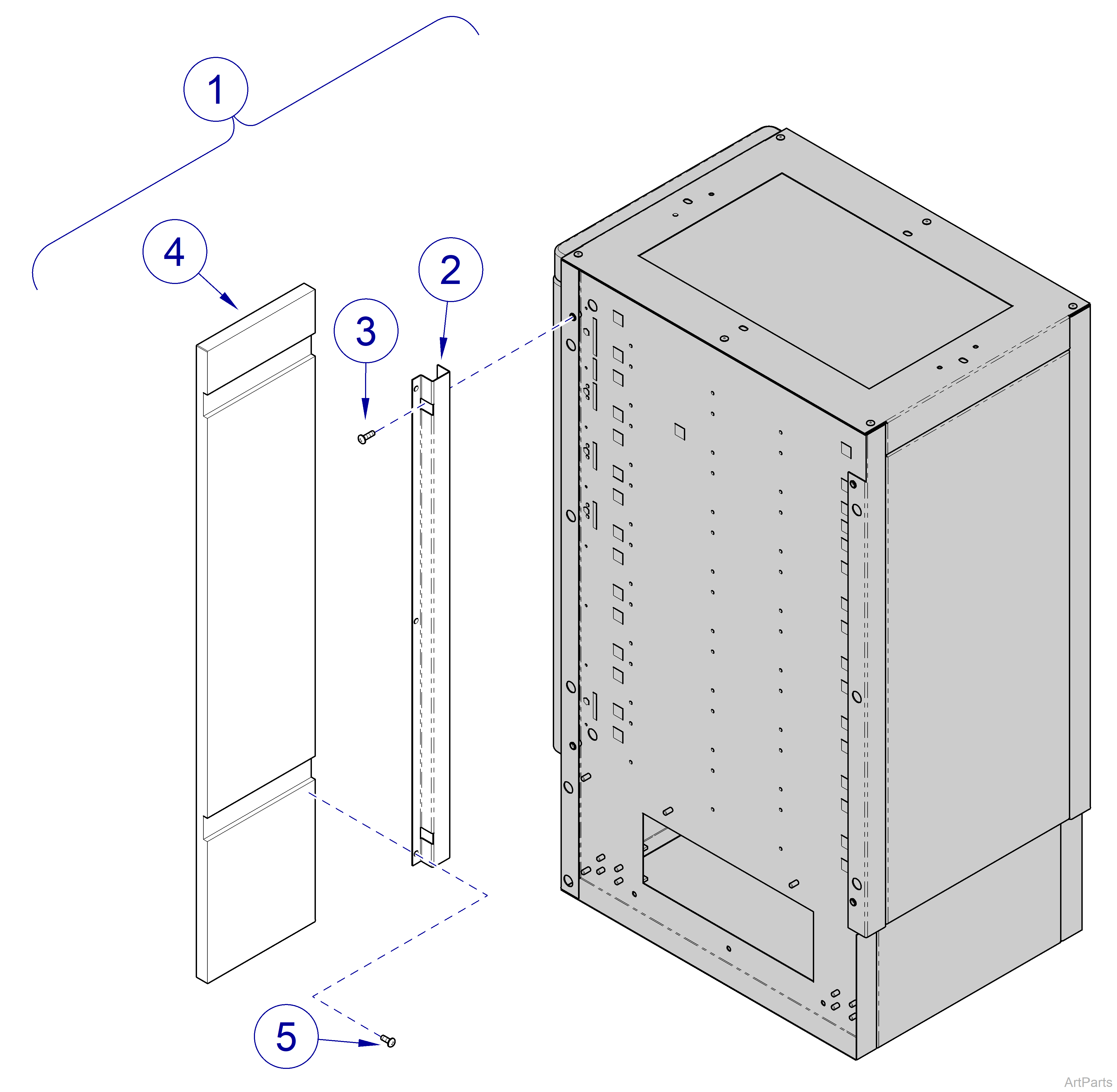 Integra™ Side Cabinetry Filler Panel Assembly