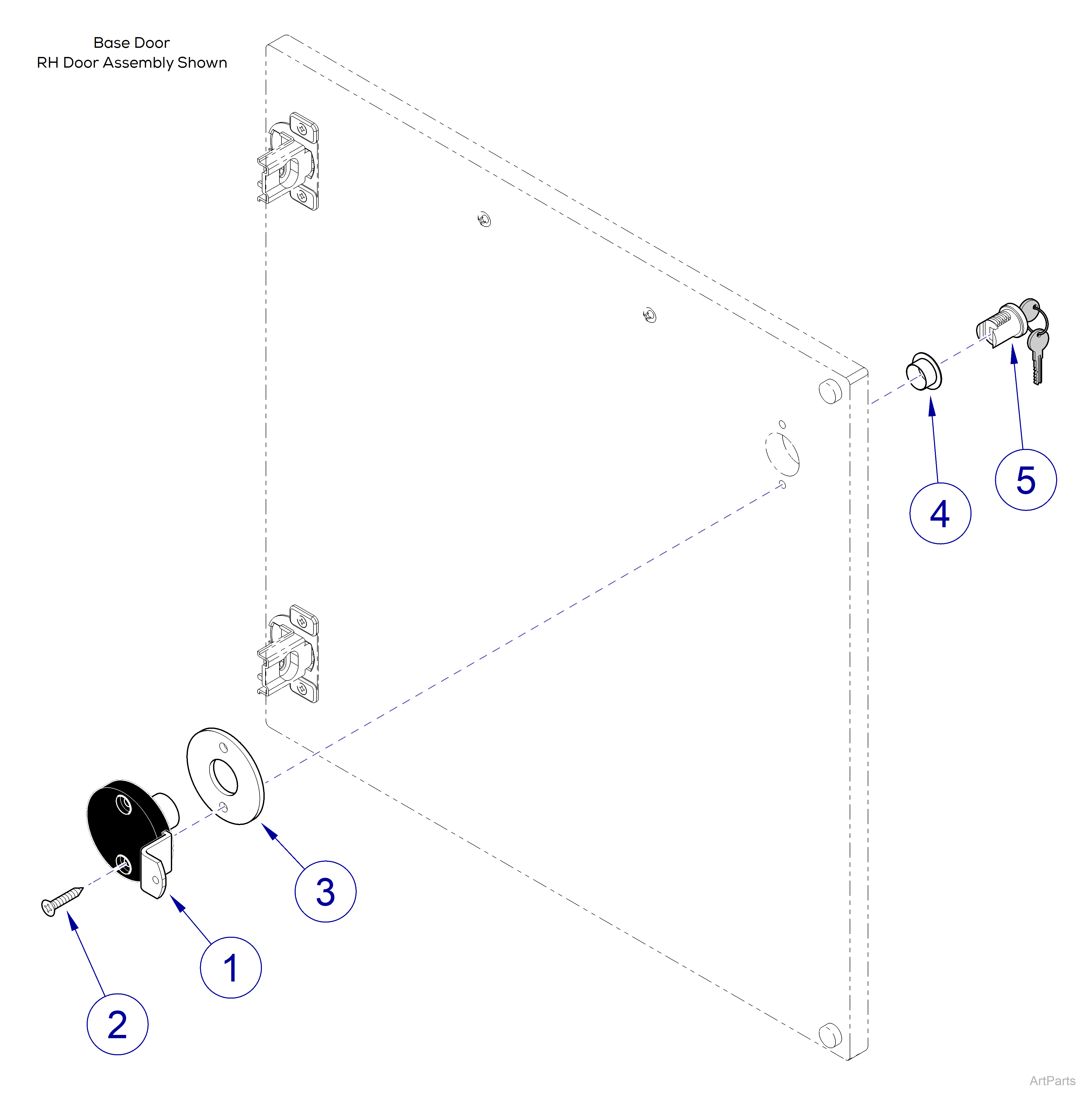 Ritter Modular Single Door Lock Kits