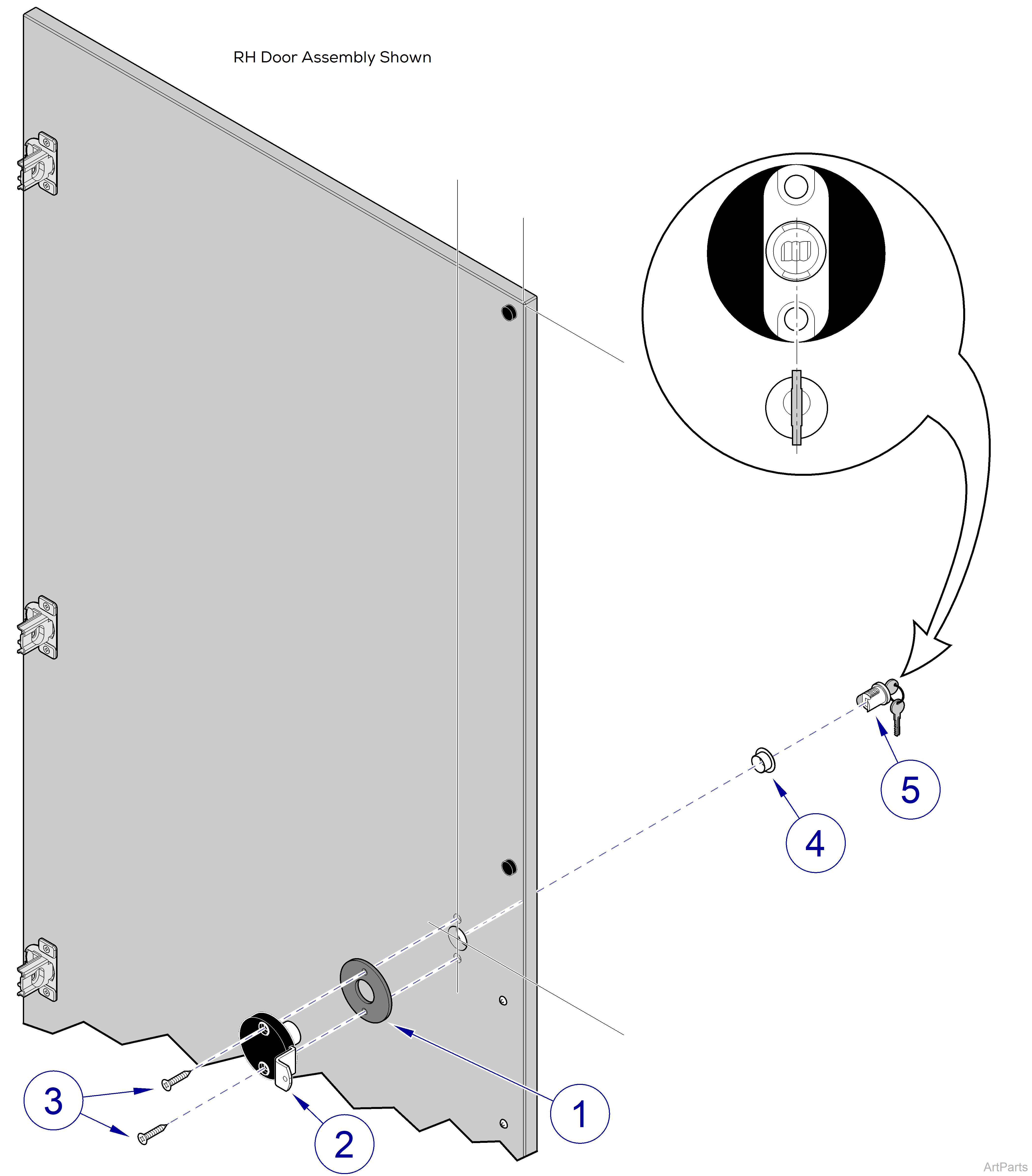 Ritter Modular Single Door Lock Kits