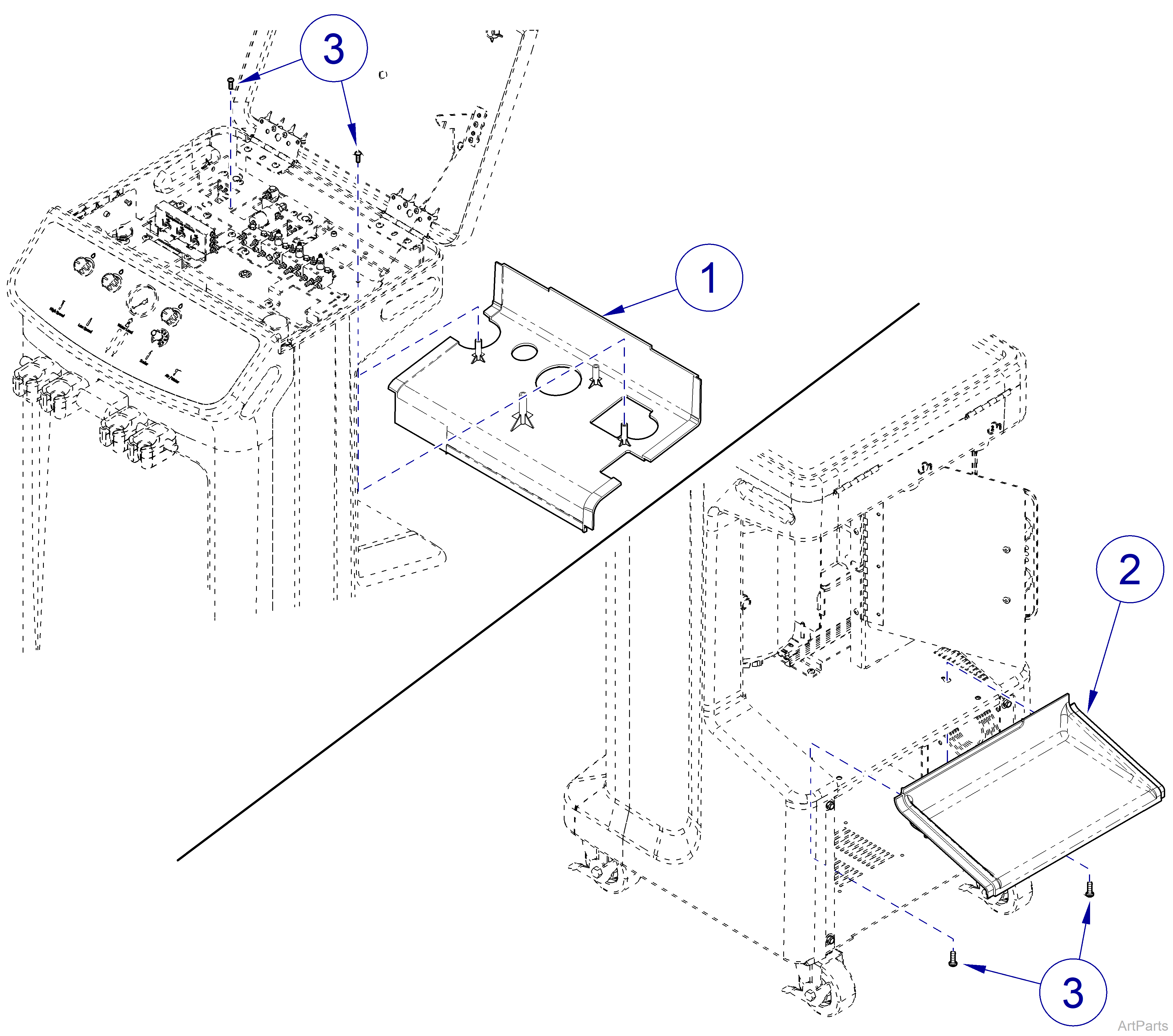 AH9000 Mobile Delivery Unit Rear Covers